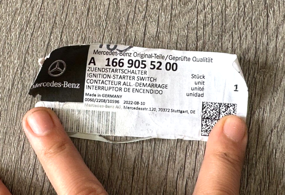 2013-2019 MERCEDES GL GLS IGNITION SWITCH, 1669055100, 1669055200 ...