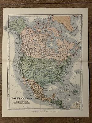 Pre-1900 - Johnston 1879 Antique Map