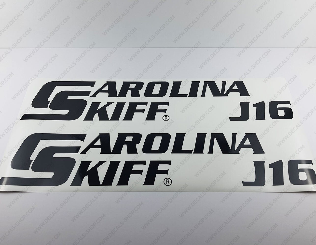 CAROLINA SKIFF J16 BOAT LOGO DECALS STICKERS 32" x 6.3" 2pcs. | eBay