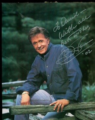 Bill Anderson autographed 8 x 10 color photo with personal signed ...