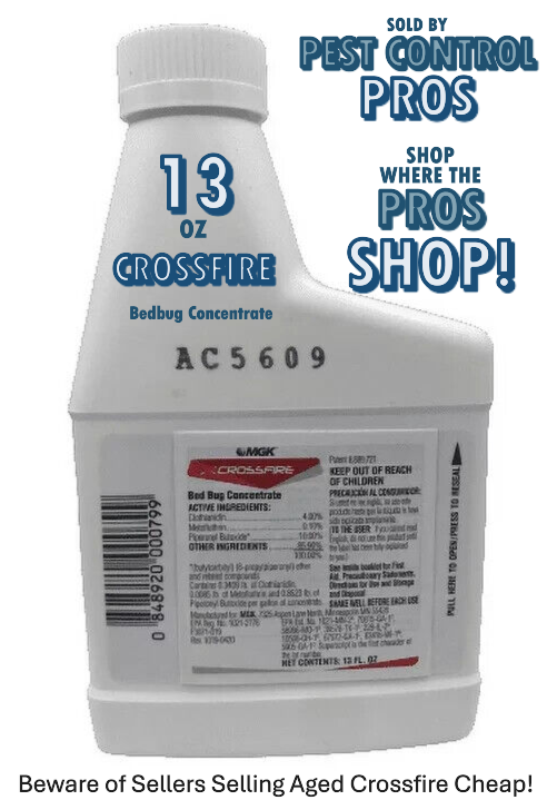 13 oz CrossFire Bed Bug Control Concentrate Kill Bedbugs and Eggs ...