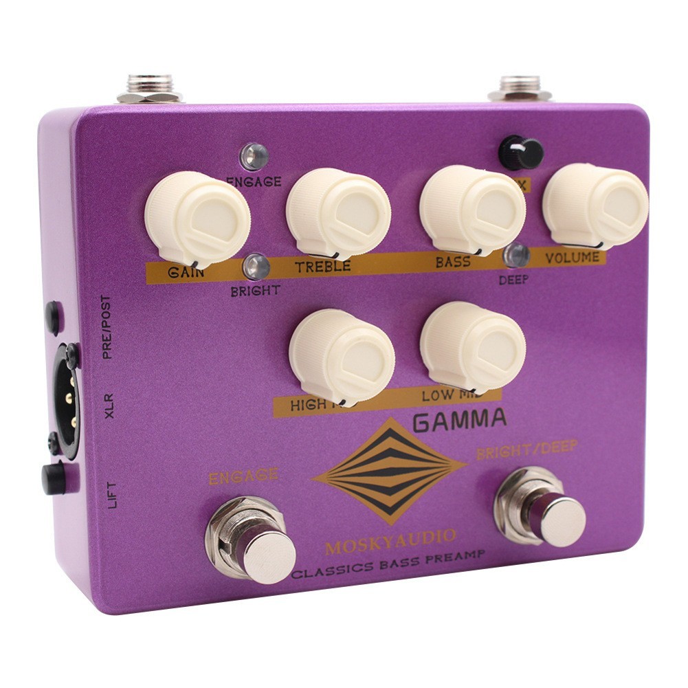 Ultra Bass Distortion Preamp with Direct Output and 6 Band EQ for ...