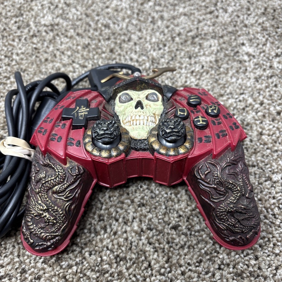 Gemini Freaks Samurai Skull Controller (Playstation 2 PS2) Tested ...