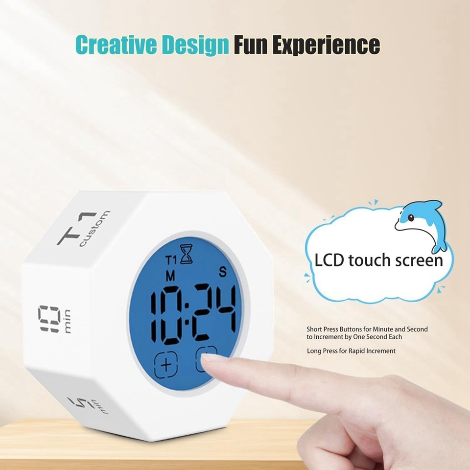 1 Piece Pomodoro Timer Mute & Adjustable Sound Alert Productivity ...