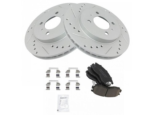 For 1999-2002 Mitsubishi Mirage Brake Pad and Rotor Kit Front 91439XSGF ...