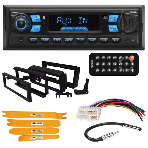 SSL Single DIN Bluetooth Car Stereo AM/FM Radio Receiver for 1998-2002 ...