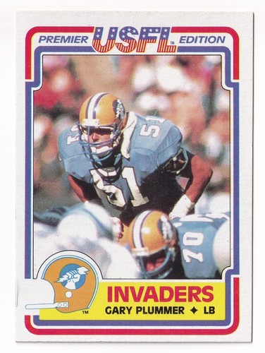 1984 Topps USFL #88 Gary Plummer Oakland Invaders | eBay