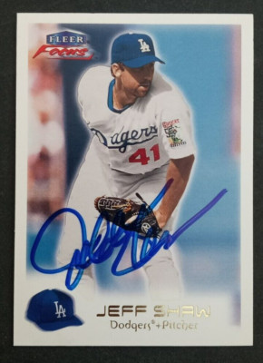 2000 Fleer (Focus) SIGNED: Jeff Shaw, DODGERS #42 | eBay