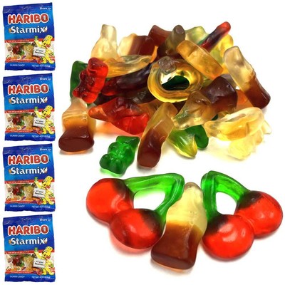 4 Bags Haribo Starmix Gummi Candy Gummies Gummy Soft Fruit Chewy Treat ...