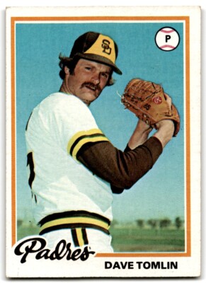 1978 Topps Dave Tomlin San Diego Padres #86 | eBay
