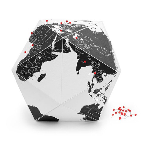 Palomar 30cm Here Collalpsible Country World Cardboard Globe Large w/50 ...