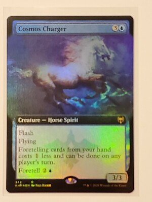 Cosmos Charger - NM EXTENDED ART FOIL - RARE [Kaldheim] MTG | eBay