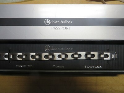 Dolan Bullock Tuscany Steel,Titanium &18K Gold Bracelet | eBay