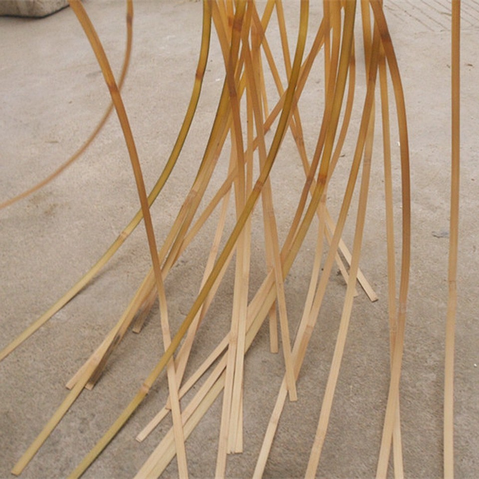 5pcs 50cm Bamboo Strips Woven Bow Building Stick Basket Reed Wedding ...