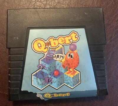 Qbert (Atari 5200, 1983) Tested and working Damaged label 73000095000 ...
