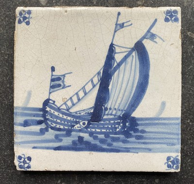 Tiles - Tile Ship Voc Period 17Th Century