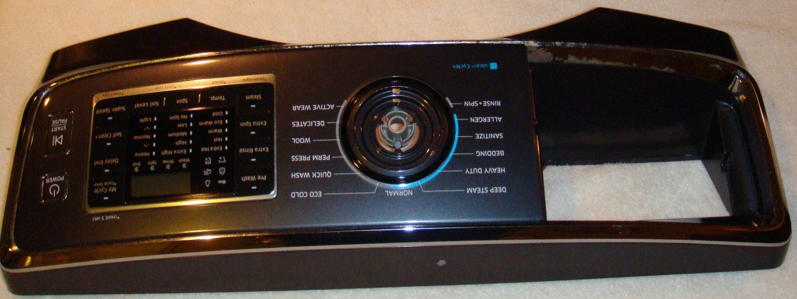 SAMSUNG WASHER CONTROL PANEL AND CONTROL DISPLAY BUTTONS: DC64 ...