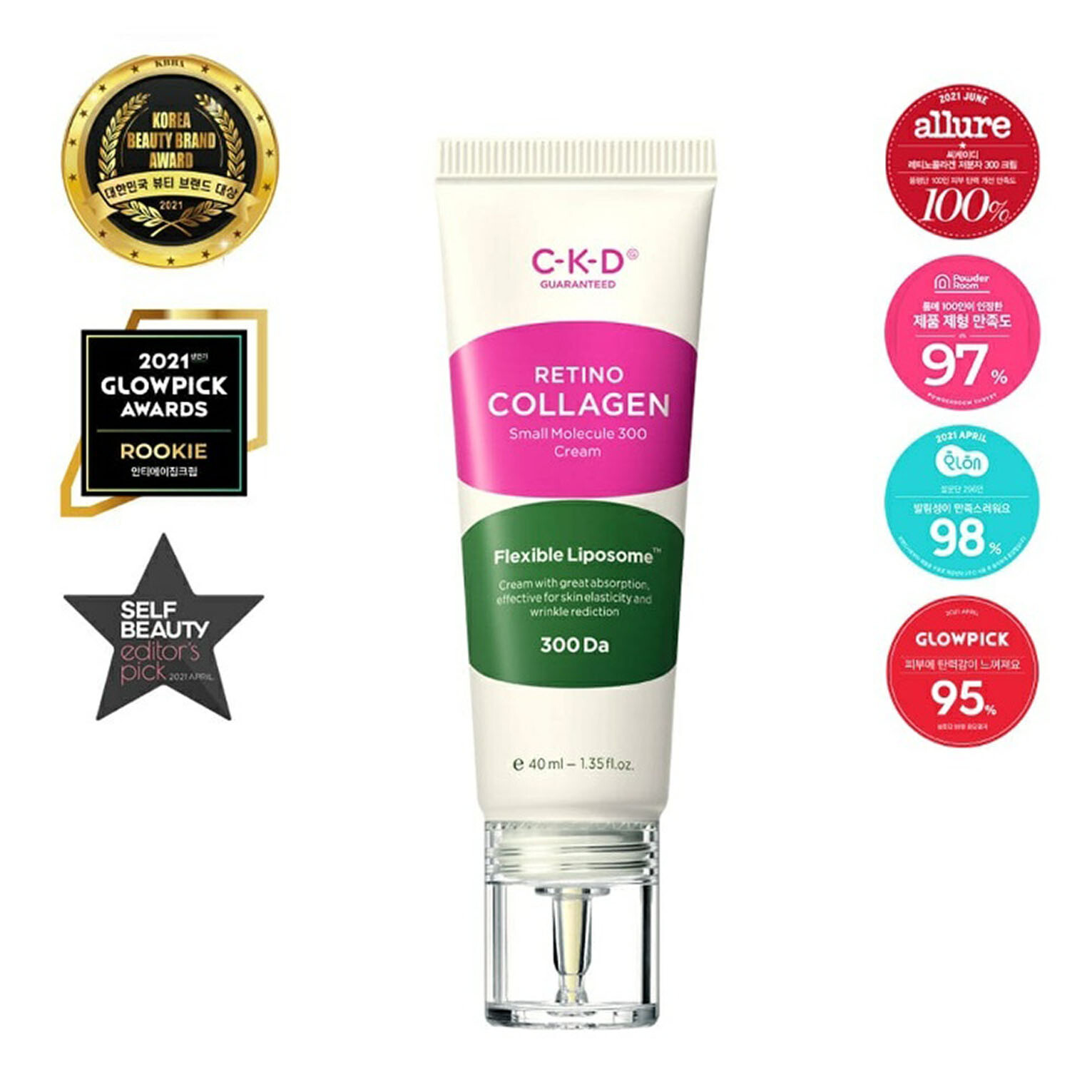 CKD RETINO Collagen Small molecule 300Da Cream 1.35oz/40ml Anti-aging K-Beauty | eBay