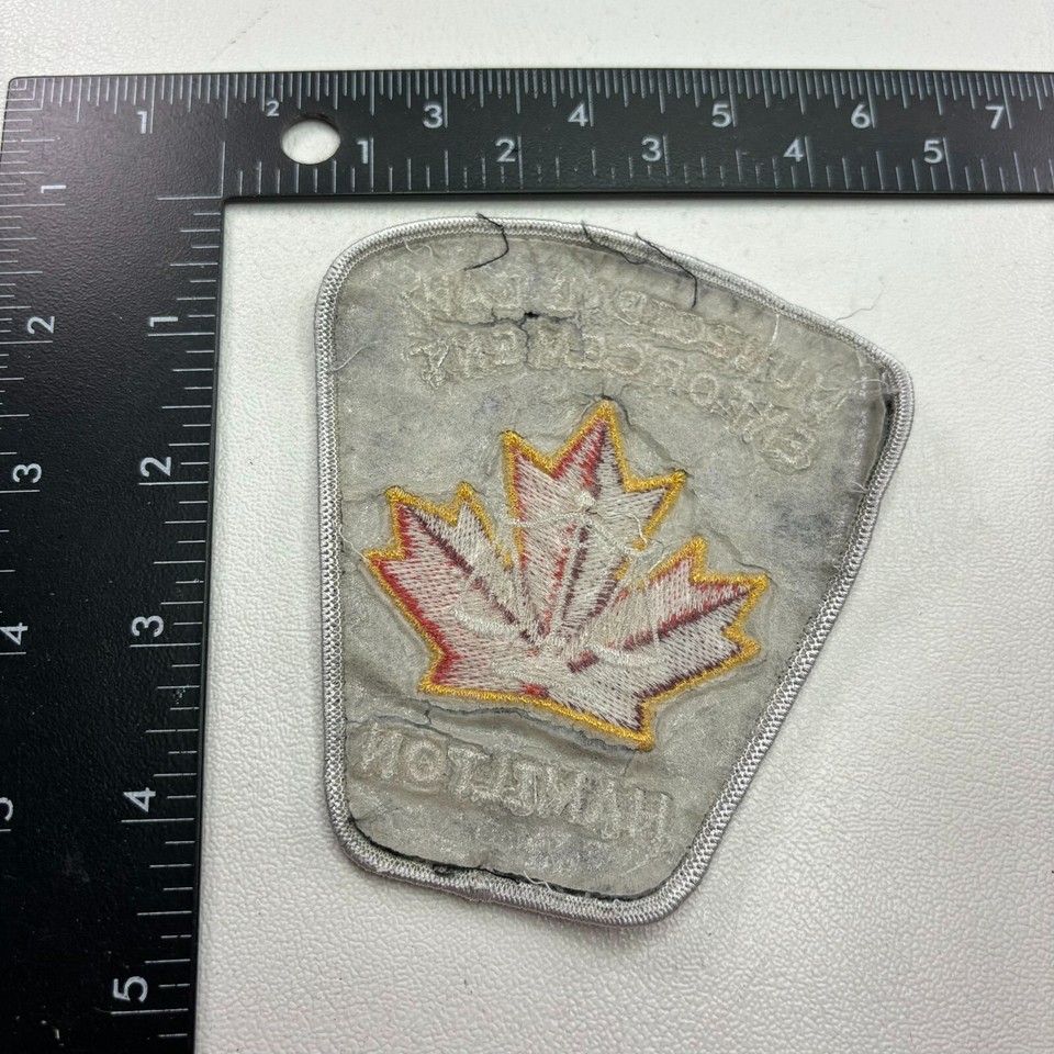 Vintage MUNICIPAL LAW ENFORCEMENT HAMILTON Police Patch 39D6 | eBay