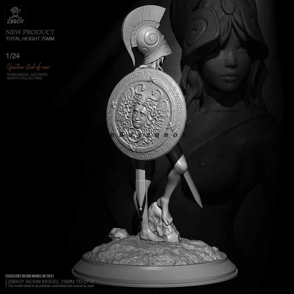 1/24 Resin Ancient Female Warrior Unassembled Unpainted td-2776 | eBay