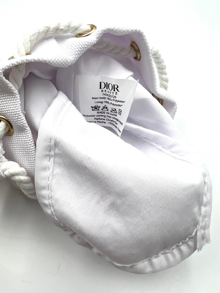 New! Christian Dior Cosmetic Makeup Bag Drawstring Pouch Clutch ~ Small ...