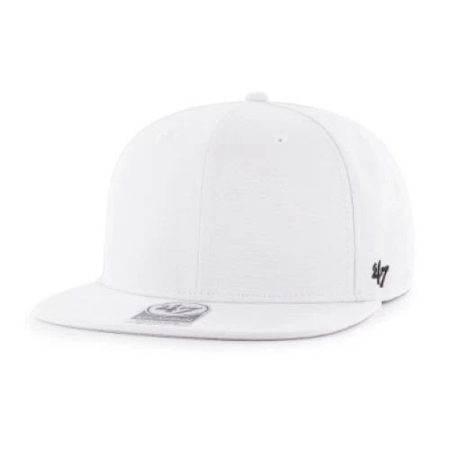 Blank White Snapback
