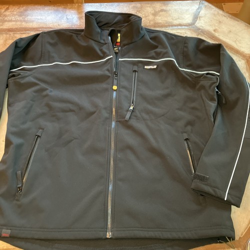 Caterpillar Workwear Redefined Softshell Fleece Lined Jacket Mens XL ...
