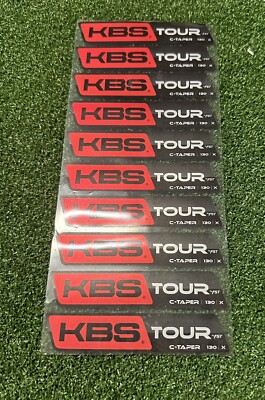10 X KBS Tour C-Taper 130 X Shaft Label Decals Stickers | eBay