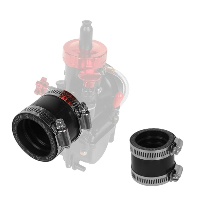 38mm Motorcycle Carburetor Rubber Adapter Inlet Intake Pipe Carburetor ...