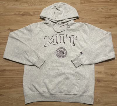 CHAMPION ATHLETICWEAR MIT MASSACHUSETTS TECHNOLOGY HOODIE SWEATSHIRT ...
