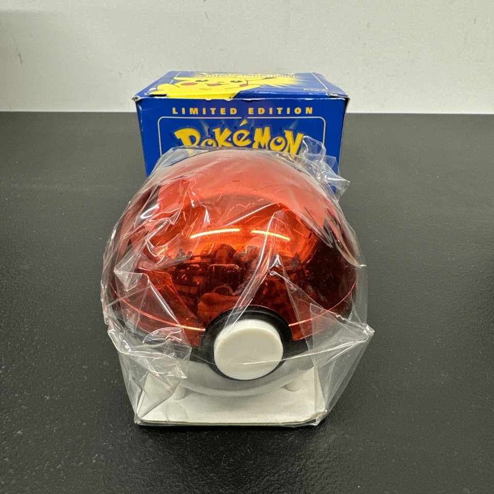 Pokémon LE 23K Gold Plated Card W/Pokéball Pikachu NEW/OPEN BOX ...