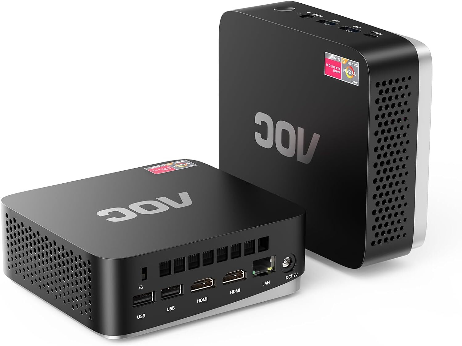 MINI Gaming PC AMD Ryzen 7 5700U 16GB 512GB SSD 4K UHD Micro Computer ...