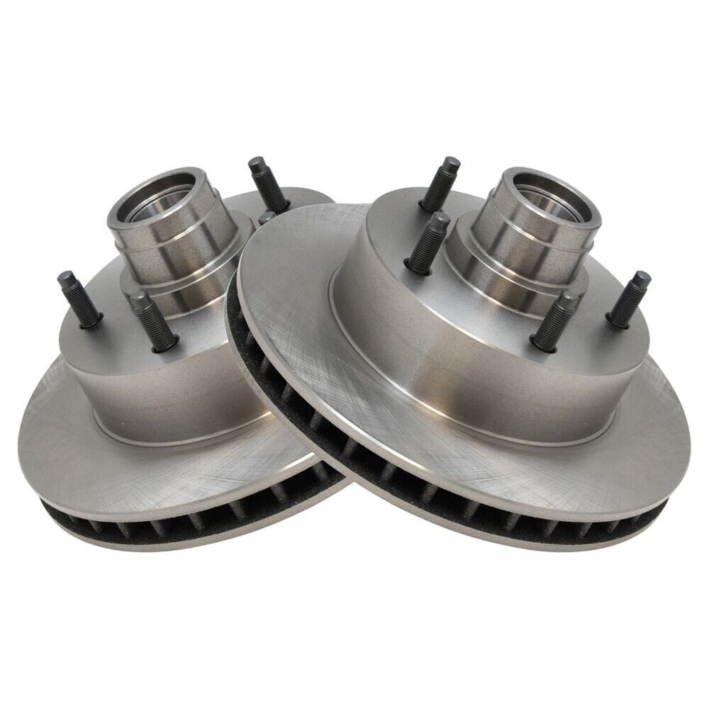 TRQ Front Brake Rotors Pair for Ford E150 Van F150 Pickup Truck 2WD | eBay