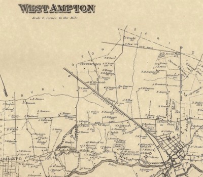 Westampton Mount Holly Rancocas Timbuctoo NJ 1876 Maps Homeowners Names ...