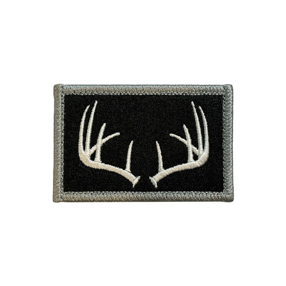 Deer Antler Fastener Morale HOOK Wildlife Hunter Hunt Patches 2X3 Made ...