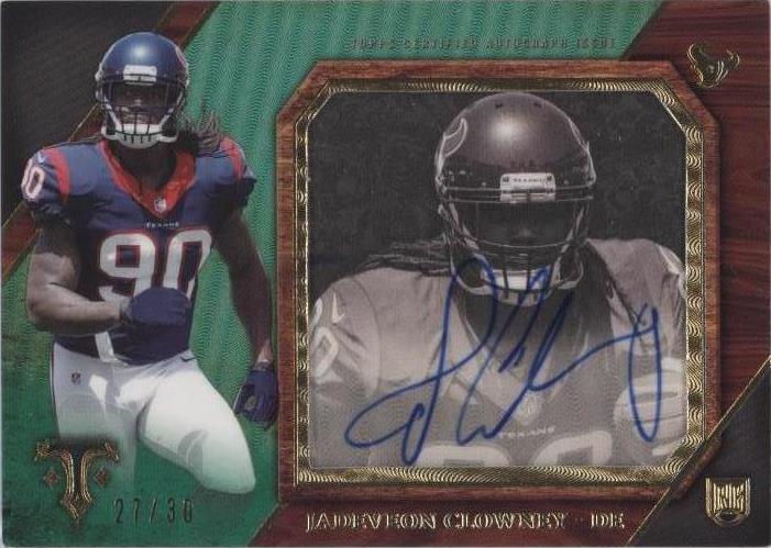 2014 Topps Triple Threads - Transparencies Autographs Jadeveon Clowney ...