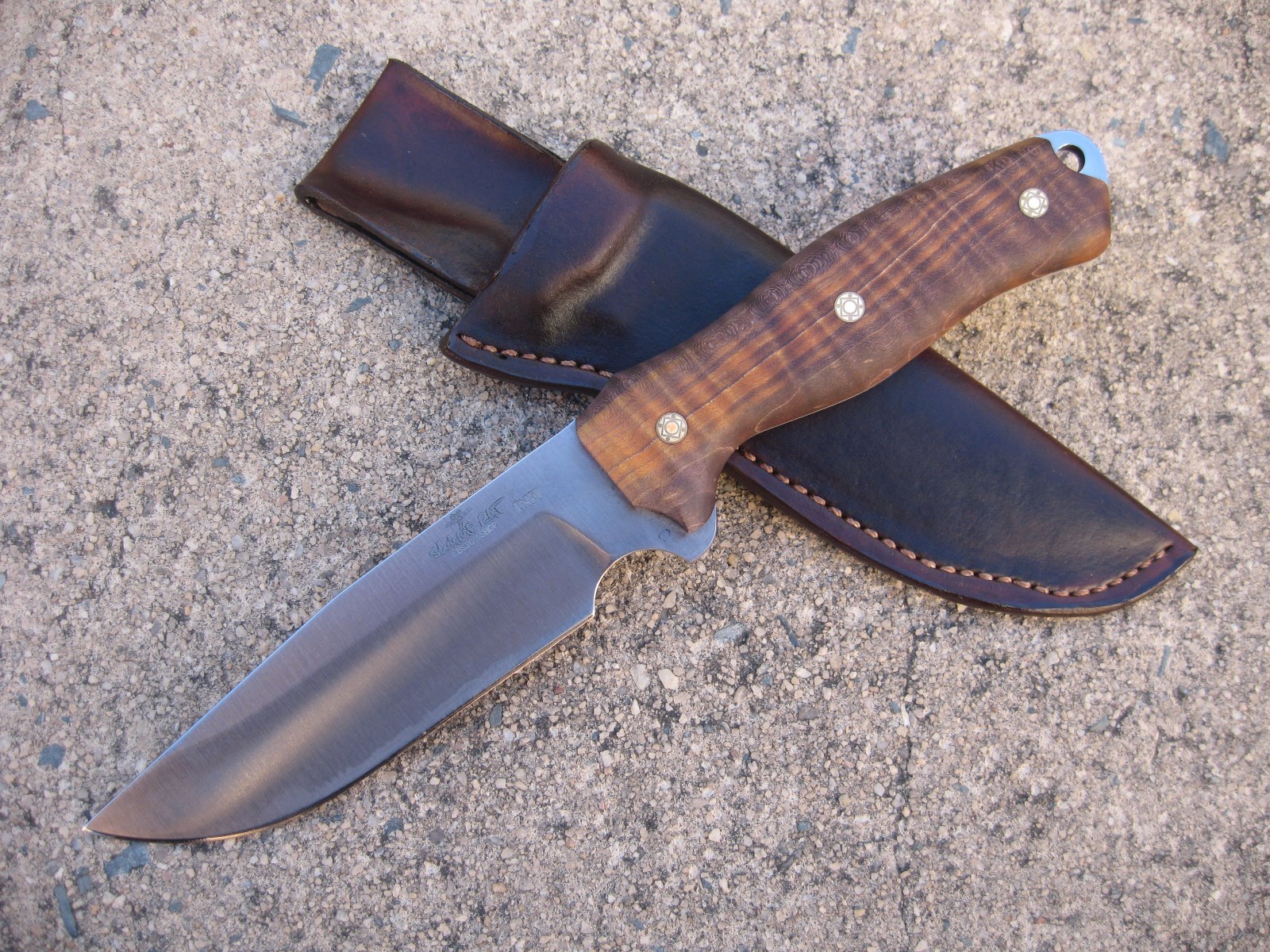 Swamp Rat Knife Works INFIDU Custom Molded Leather Knife Sheath BROWN ...