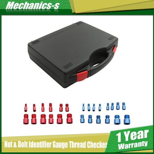 26 Nut / Bolt Thread Checker Screw Thread Identifier Gauge Inch ...