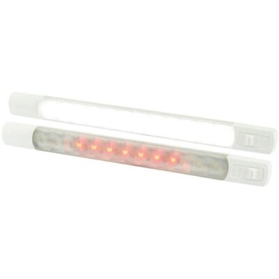 HELLA Marine Surface Strip Light w/Switch - White/Red LEDs - 12V | eBay