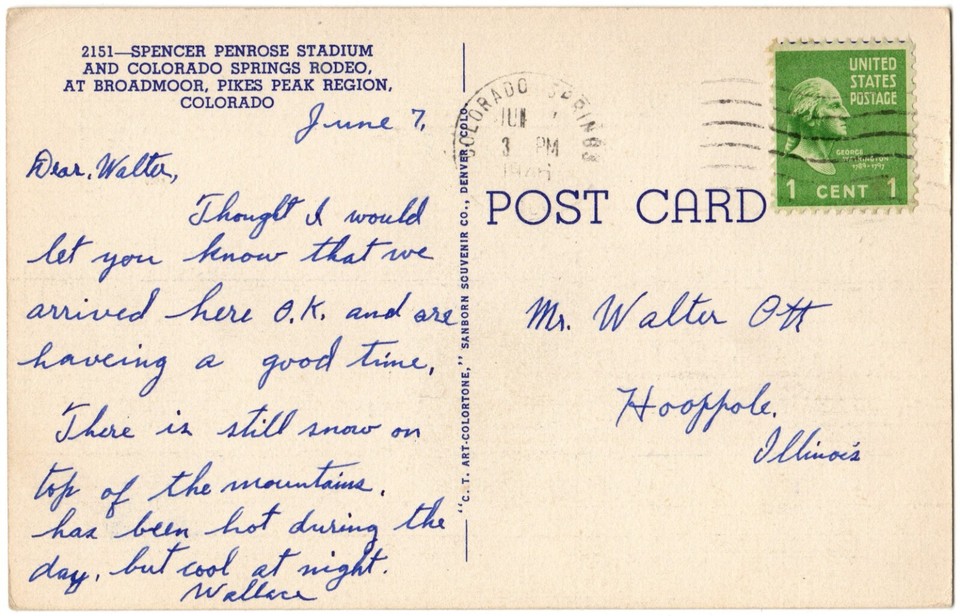 BROADMOOR, COLORADO SPRINGS, CO - Spencer Penrose Stadium, Rodeo ...