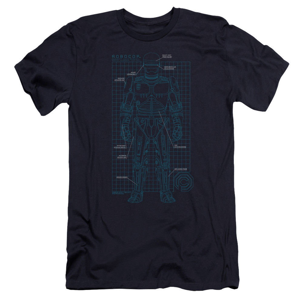 ROBOCOP SCHEMATIC Licensed Adult Men's Graphic Retro Tee Shirt SM-5XL ...