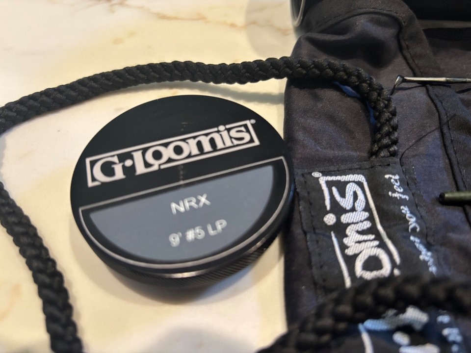 **PRISTINE ** G LOOMIS NRX LP Green Blank 5wt. 9’ft fly rod ** MINT ...