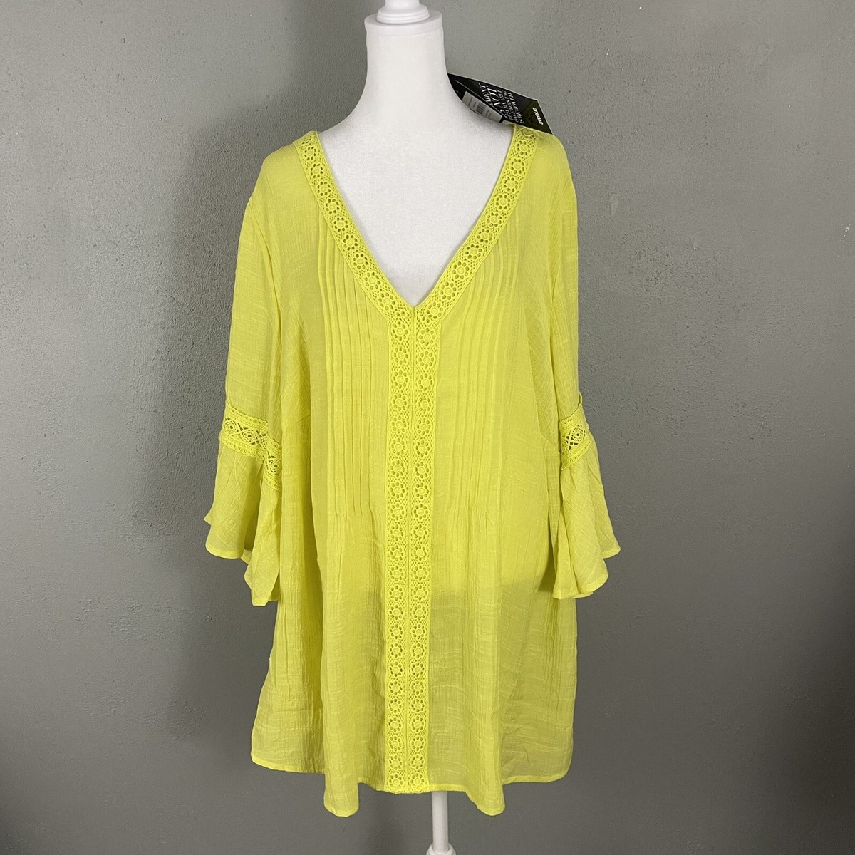Blouse Yellow Crochet