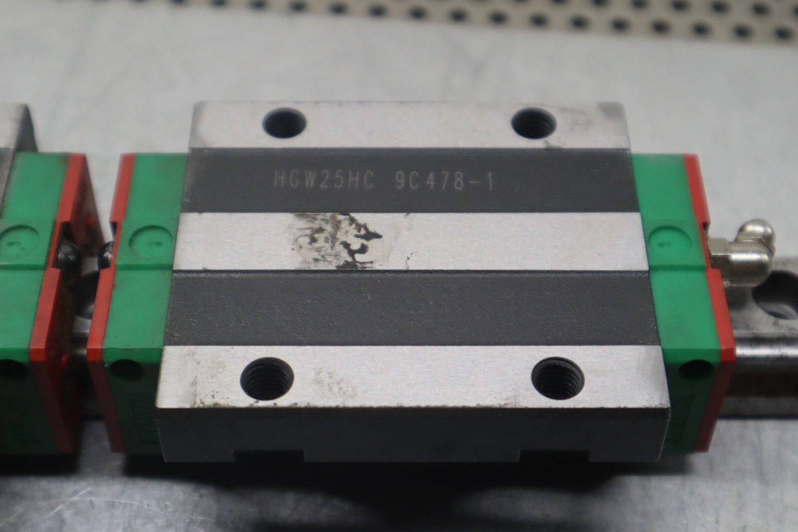 HIWIN (3) HG25 HGW25HC 9C478-1 Linear Bearing Blocks With The Rail | eBay