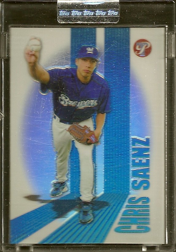 CHRIS SAENZ 04 TOPPS PRISTINE UNCIRCULATED REFRACTOR RC 594/999 ...