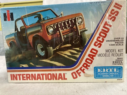 INTERNATIONAL OFFROAD SCOUT SS II ERTL 1/25 SCALE MODEL KIT | eBay