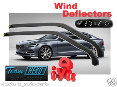 For VOLVO S90 V90 2016 -> Wind deflectors 2.pc HEKO 31241 FRONT DOORS ...