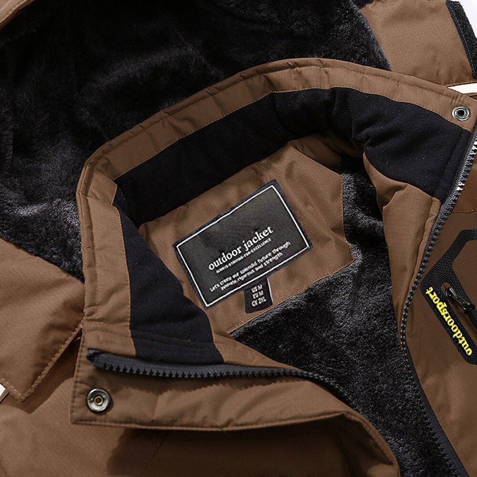 Men's Thermal Ski Snow Jacket Winter Outdoor Mountain Climbing Casual ...