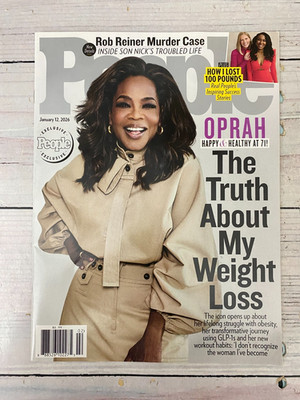 People January 12 / 2026 Magazine exclusive Oprah Happy & Healthy Rob ...