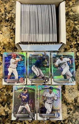 2025 Bowman Baseball Mega Box COMPLETE 100 Card Set KURTZ, MADE, CONDON ...